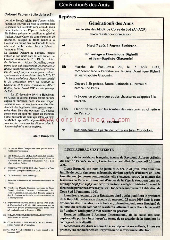 Georges Pierre alias Fabien le Colonel (Héros de la résistance) / Les ...